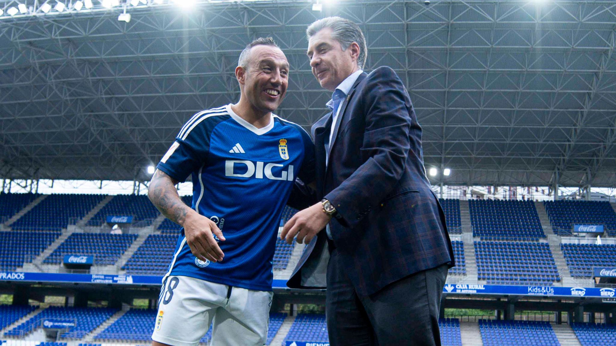 Inside Santi Cazorla's romantic return to Real Oviedo at 38: Inspiring ...