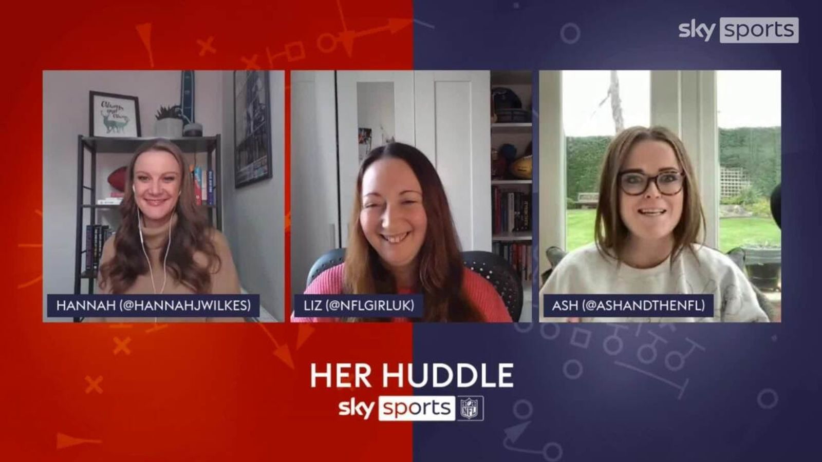 Her Huddle's NFL Christmas wishes! | NFL News | Sky Sports