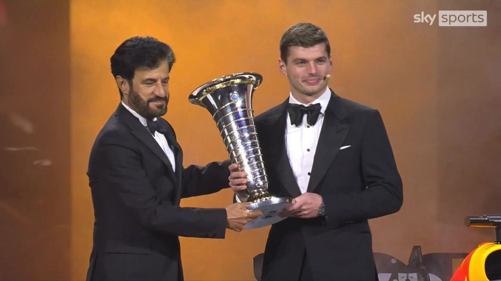 Max Verstappen receives F1 drivers' championship trophy | 'It's been ...