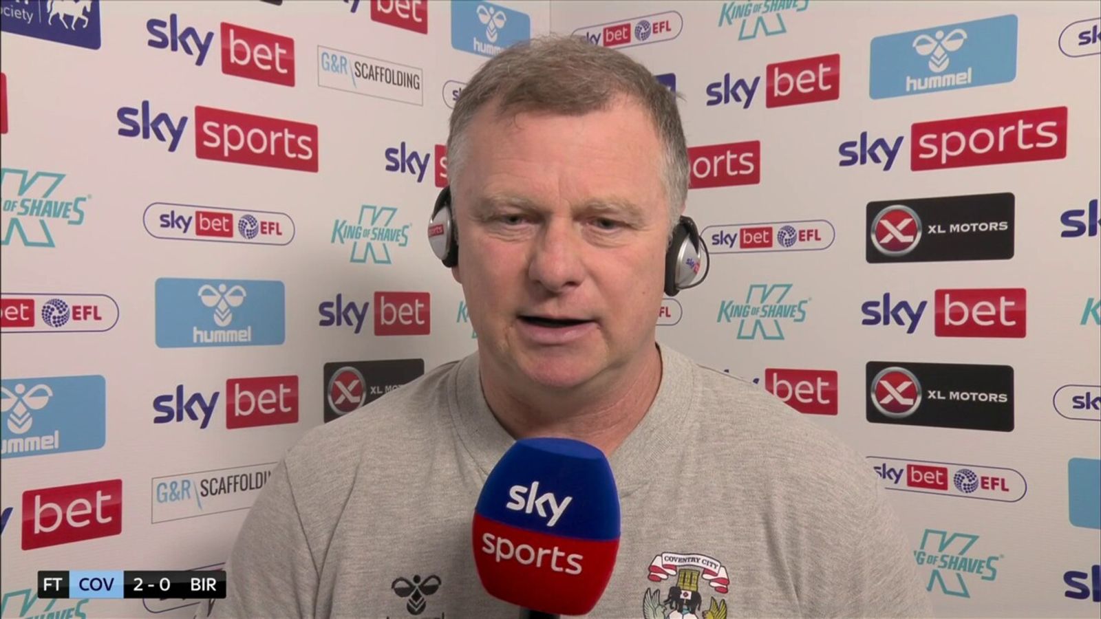 Mark Robins: Coventry played with intent | Football News | Sky Sports