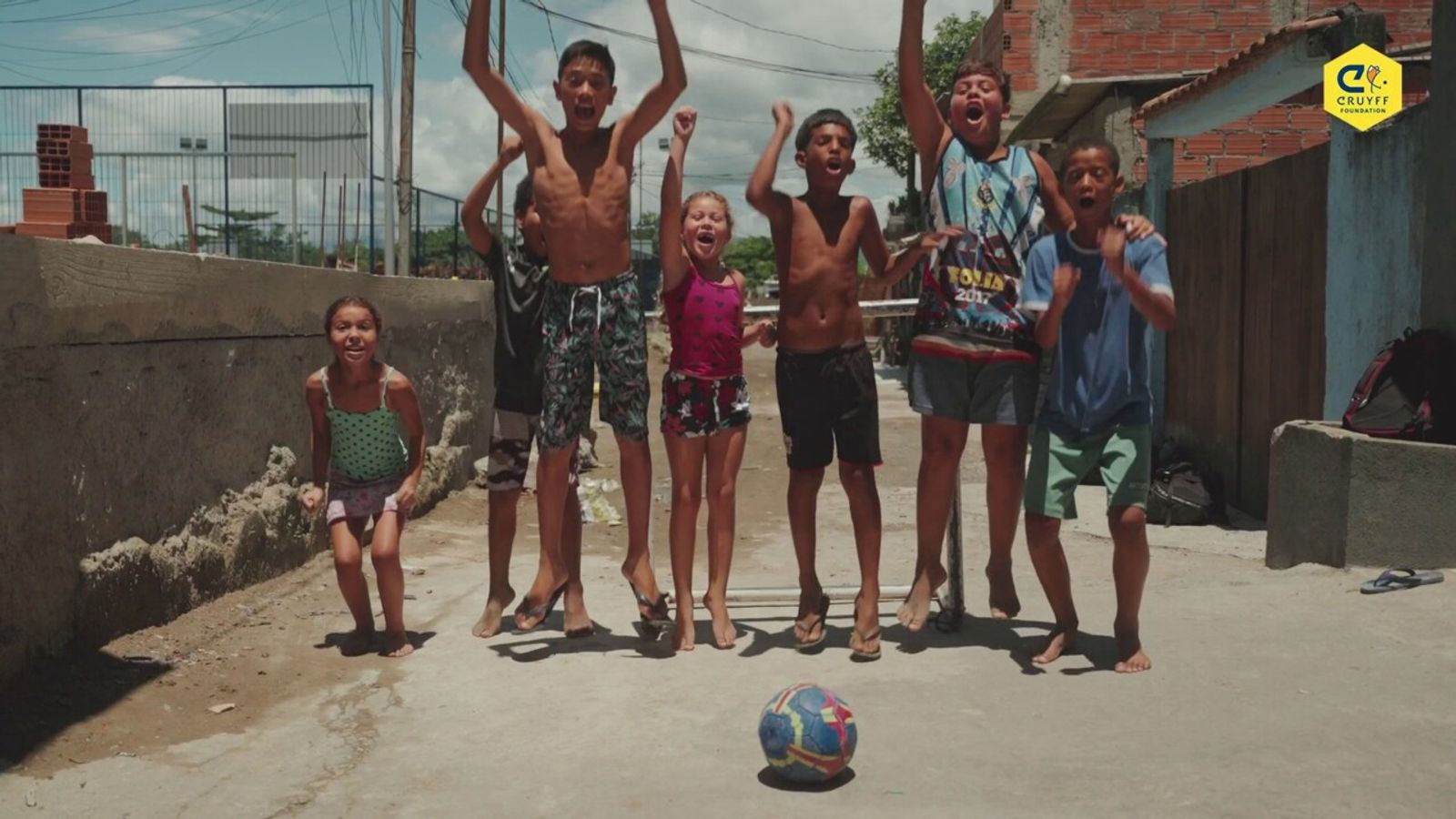 Cruyff Court Pele opens in Brazil | Football News | Sky Sports