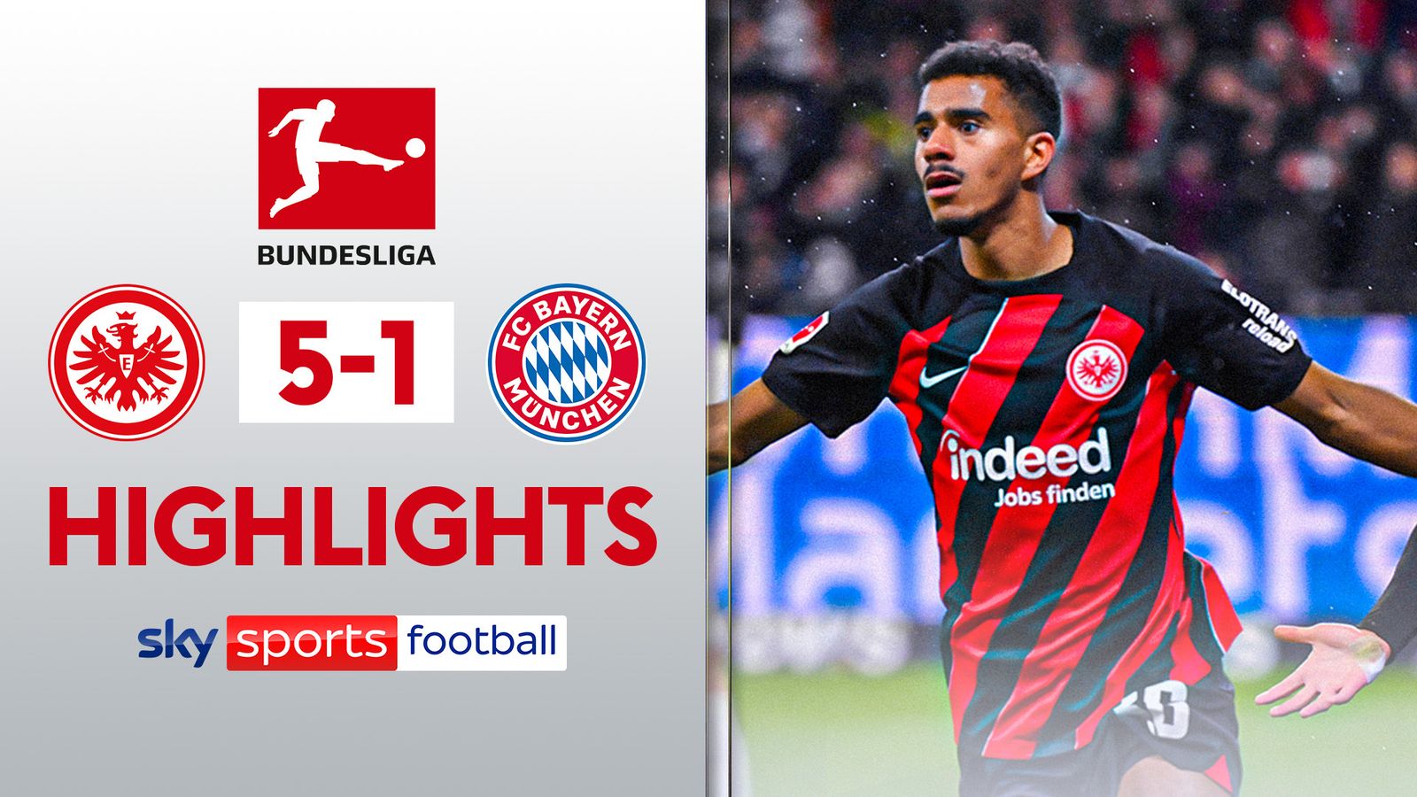 Frankfurt 5 - 1 Bayern - Match Report & Highlights