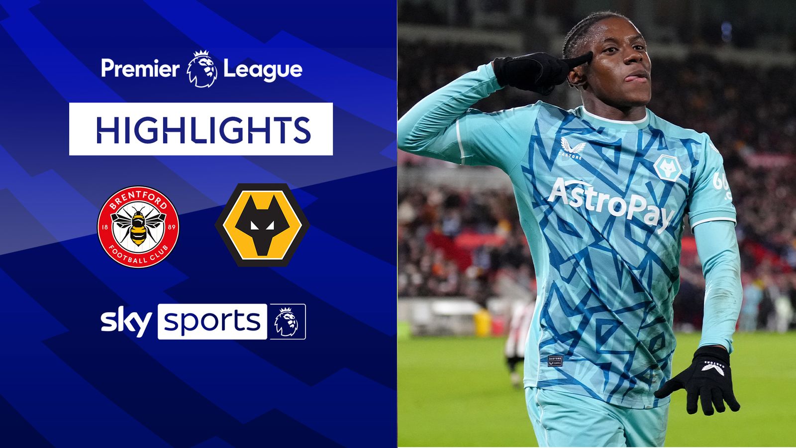 Brentford 1-4 Wolves | Premier League highlights | Football News | Sky ...