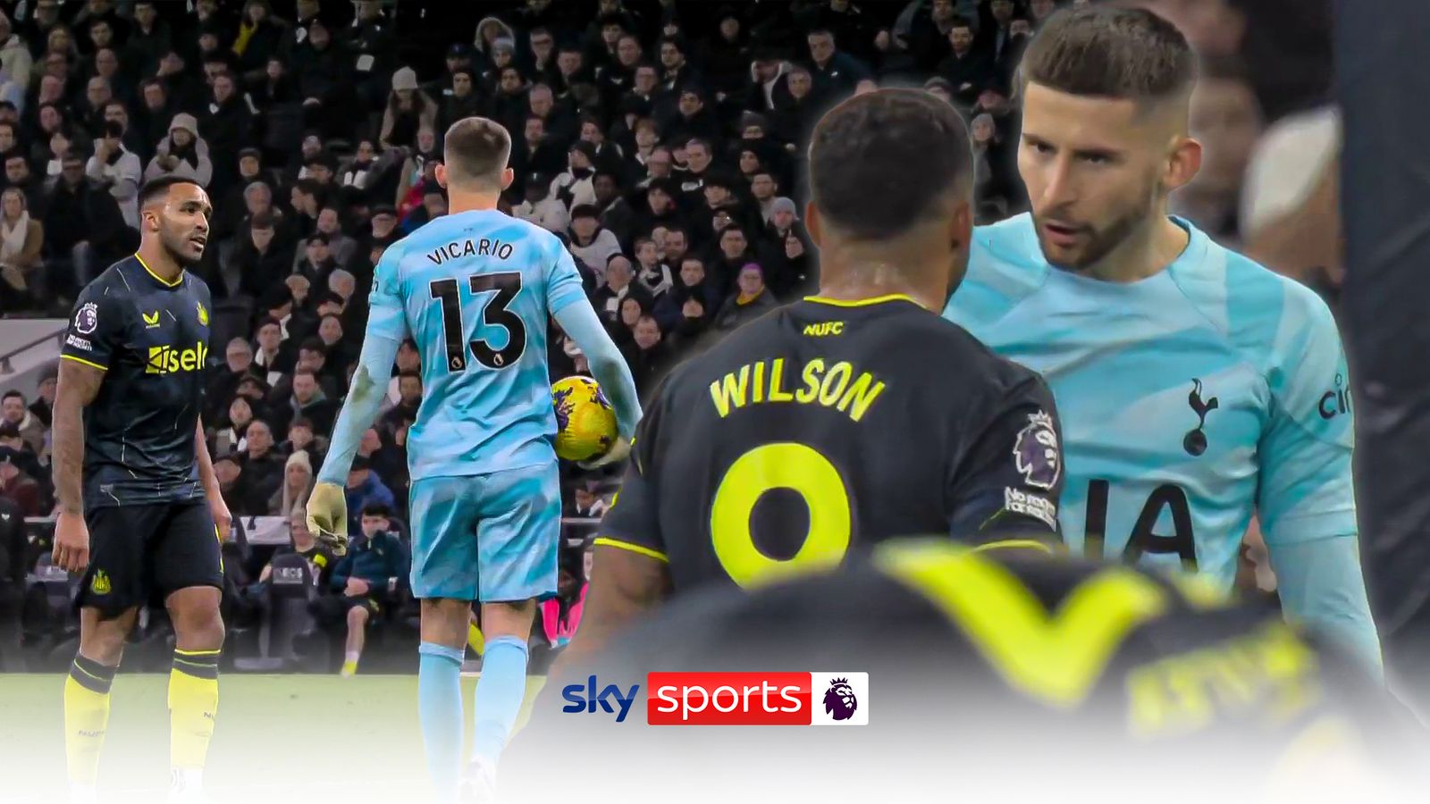 Callum Wilson slams Spurs GK Guglielmo Vicario for pulling face | 'It's ...