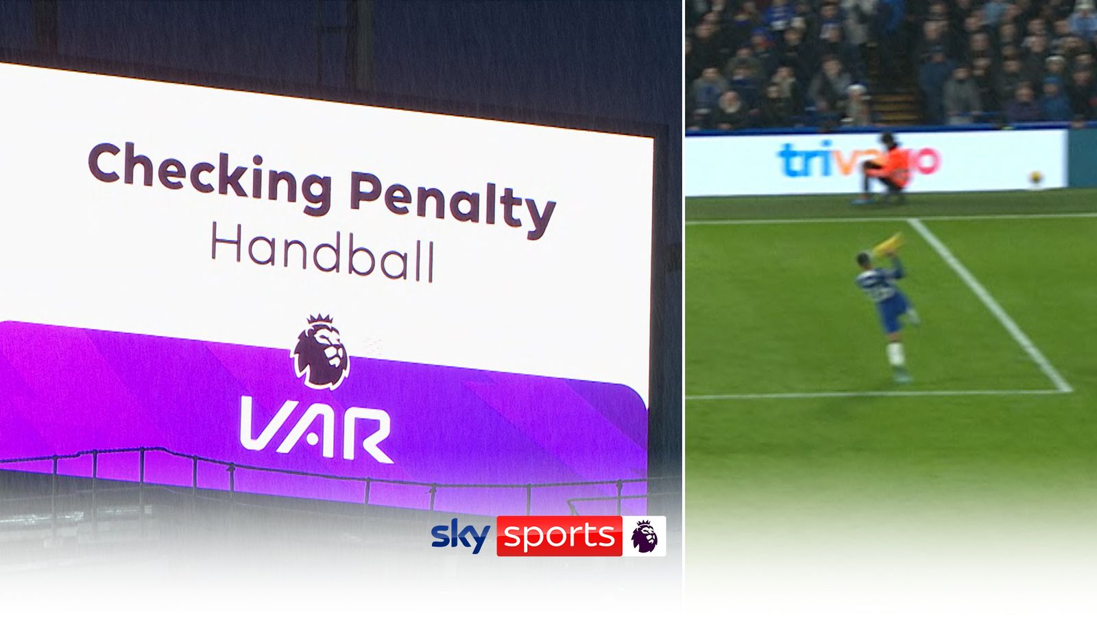 Late VAR check at Chelsea sparks drama | 'It's hit him in the face ...