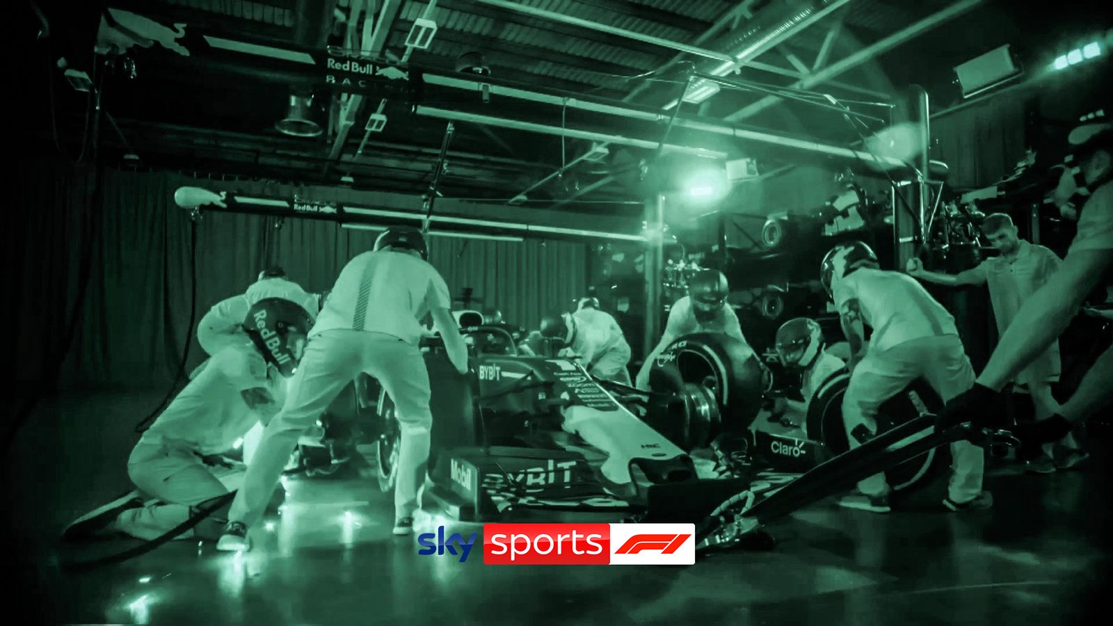 Red Bull's 'Pitch Black Pit Stop' | F1 News | Sky Sports