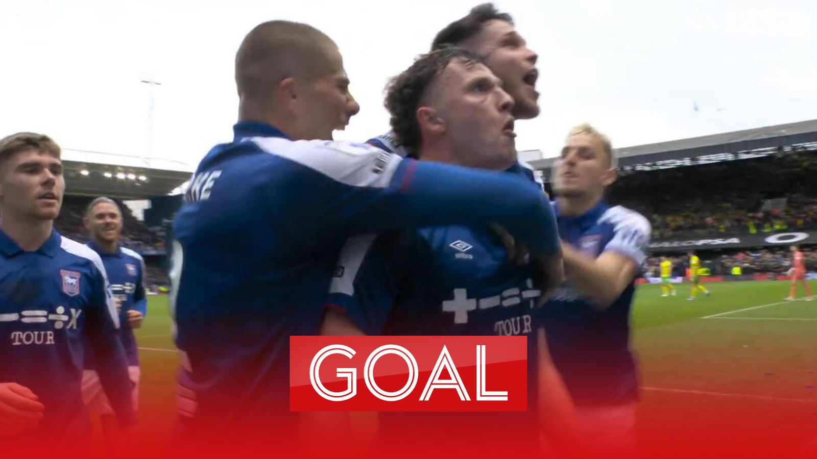 'He made sure that time!' | Nathan Broadhead opens the scoring in the ...