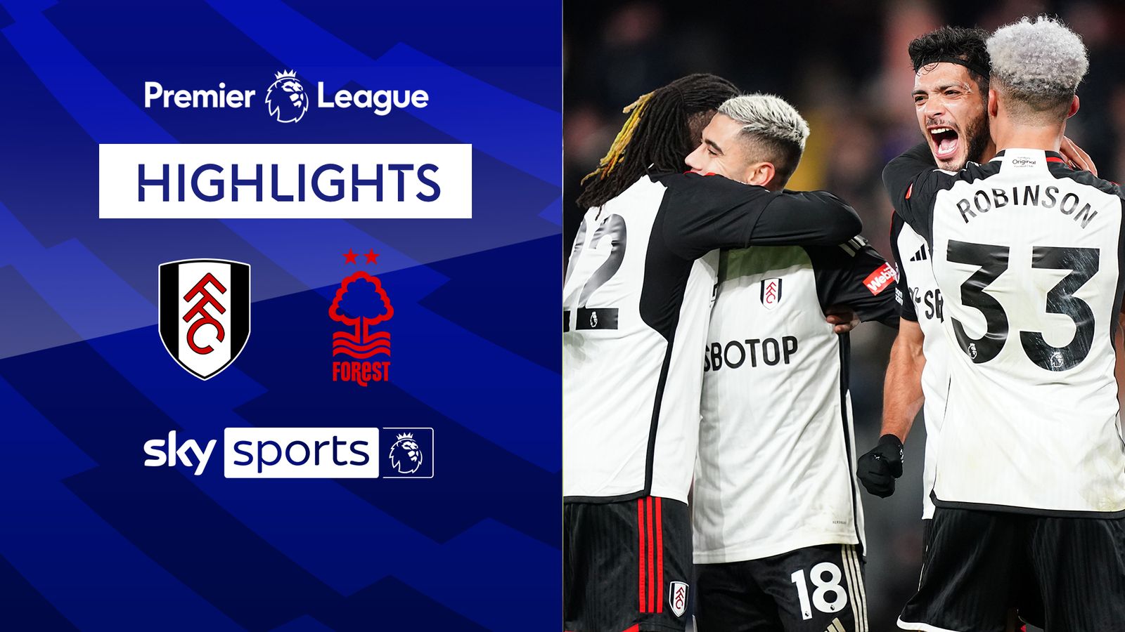 Fulham 5-0 Nottingham Forest | Premier League highlights | Football ...