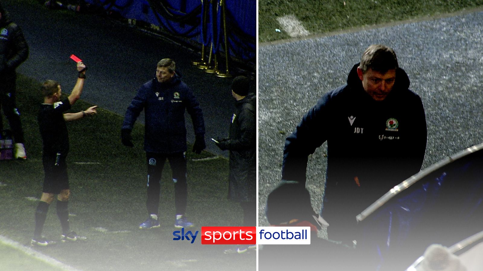 Blackburn boss Jon Dahl Tomasson sees red | Football News | Sky Sports