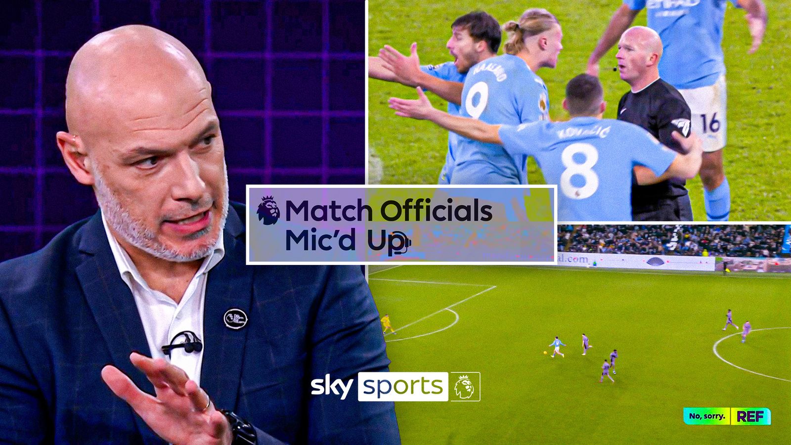 Match Officials Mic'd Up: Howard Webb reviews controversy in Man City ...