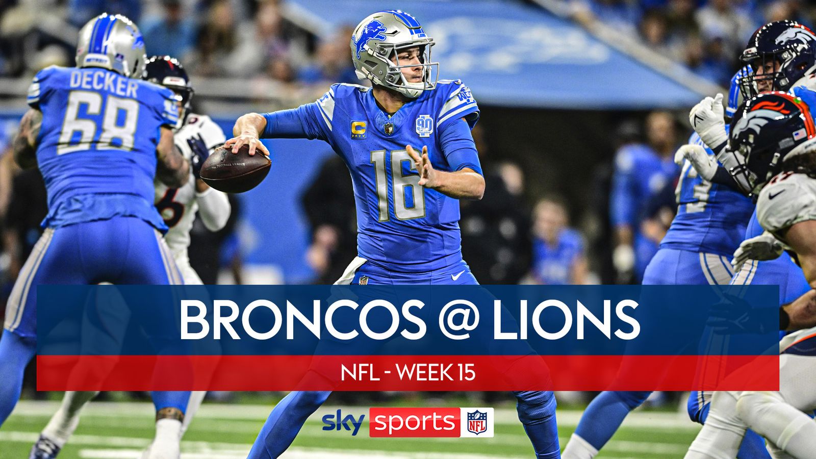 Denver Broncos 17-42 Detroit Lions: Jared Goff ties career-high for ...