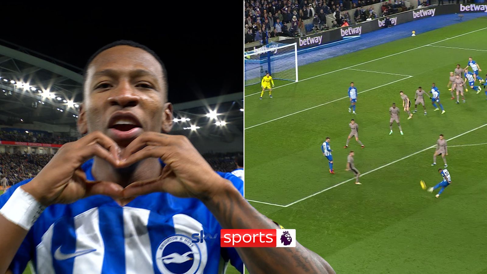 'What a hit!' | Pervis Estupinan's goal of the season contender for ...