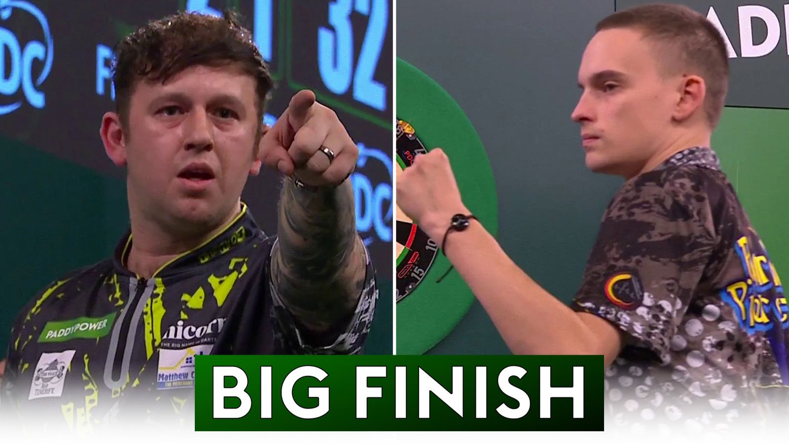 Ricardo Pietreczk and Callan Rydz exchange big finishes at the Palace ...