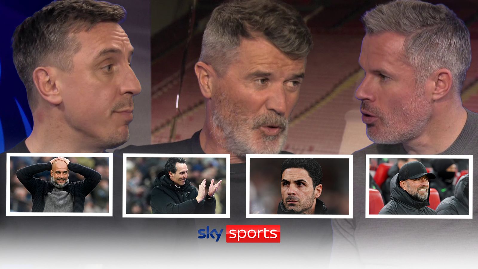 G Nev, Keane, Carra debate Premier League title race: 'Man City aren't ...