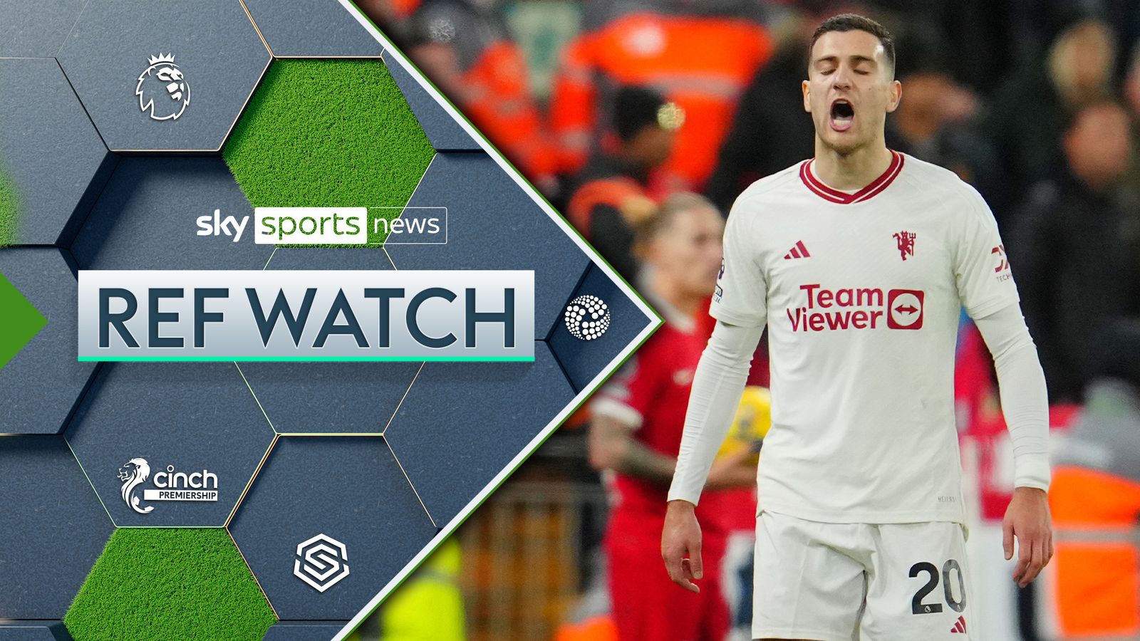 Ref Watch: Why was Man Utd's Diogo Dalot sent off for dissent but not ...