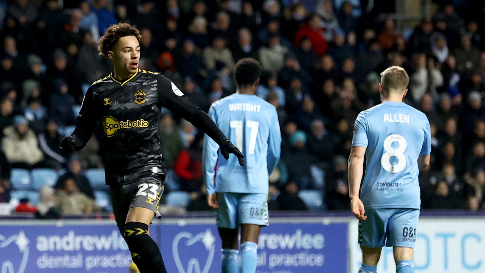 Coventry City 1-1 Southampton: Samuel Edozie equaliser helps Saints ...