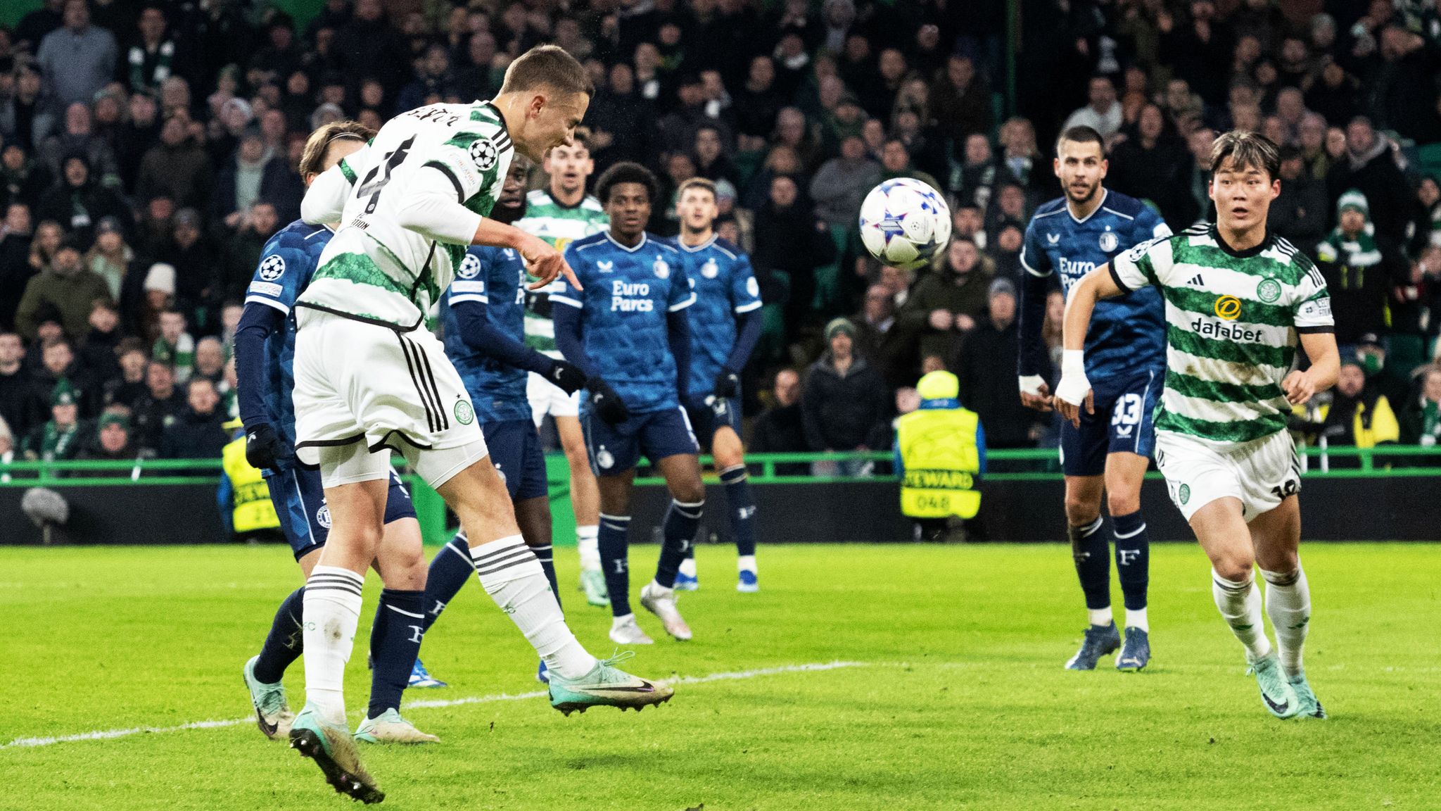 Celtic 2-1 Feyenoord: Gustaf Lagerbielke's late header ends Celtic's ...