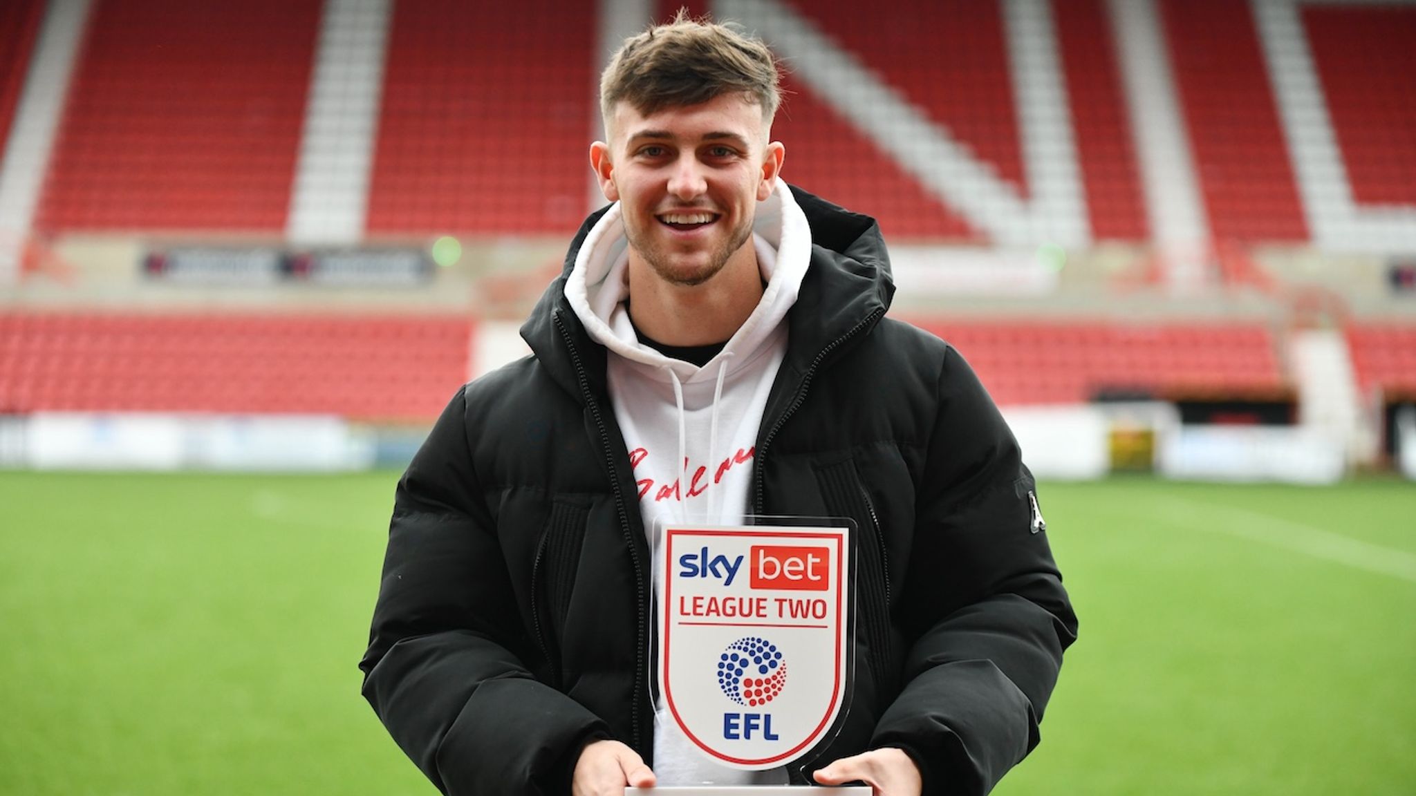 Blackburn Rovers' Sammie Szmodics and Leeds United's Daniel Farke win ...