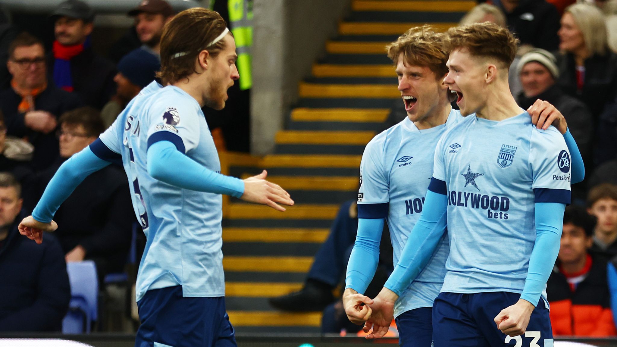 C Palace 3 - 1 Brentford - Match Report & Highlights