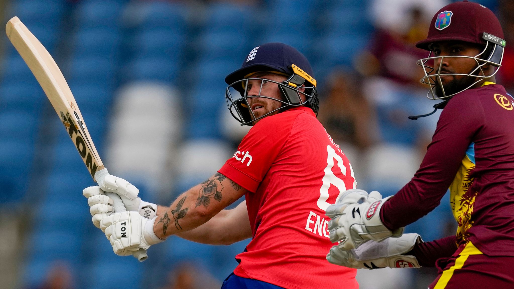 West Indies vs England: Phil Salt century leads tourists to record T20I ...