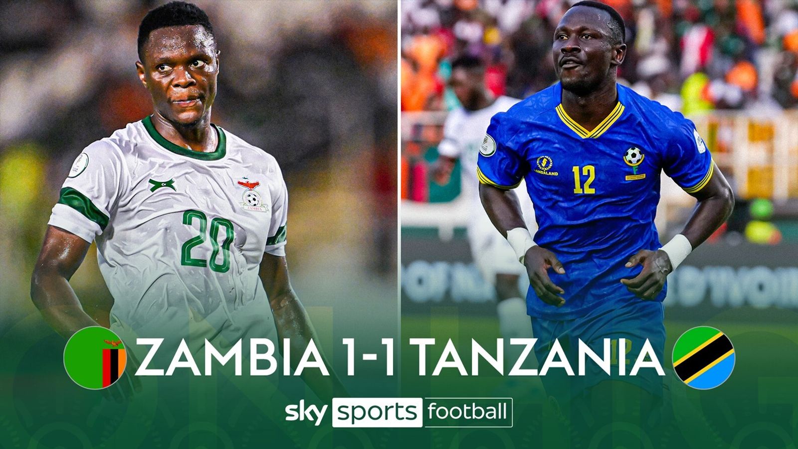 Zambia 1-1 Tanzania | AFCON highlights | Football News | Sky Sports