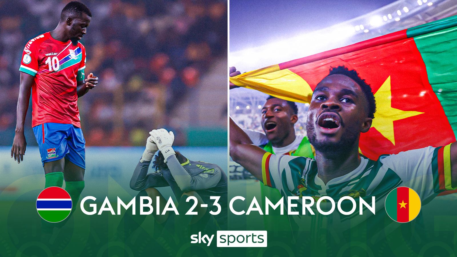Gambia 2-3 Cameroon | AFCON highlights | Football News | Sky Sports