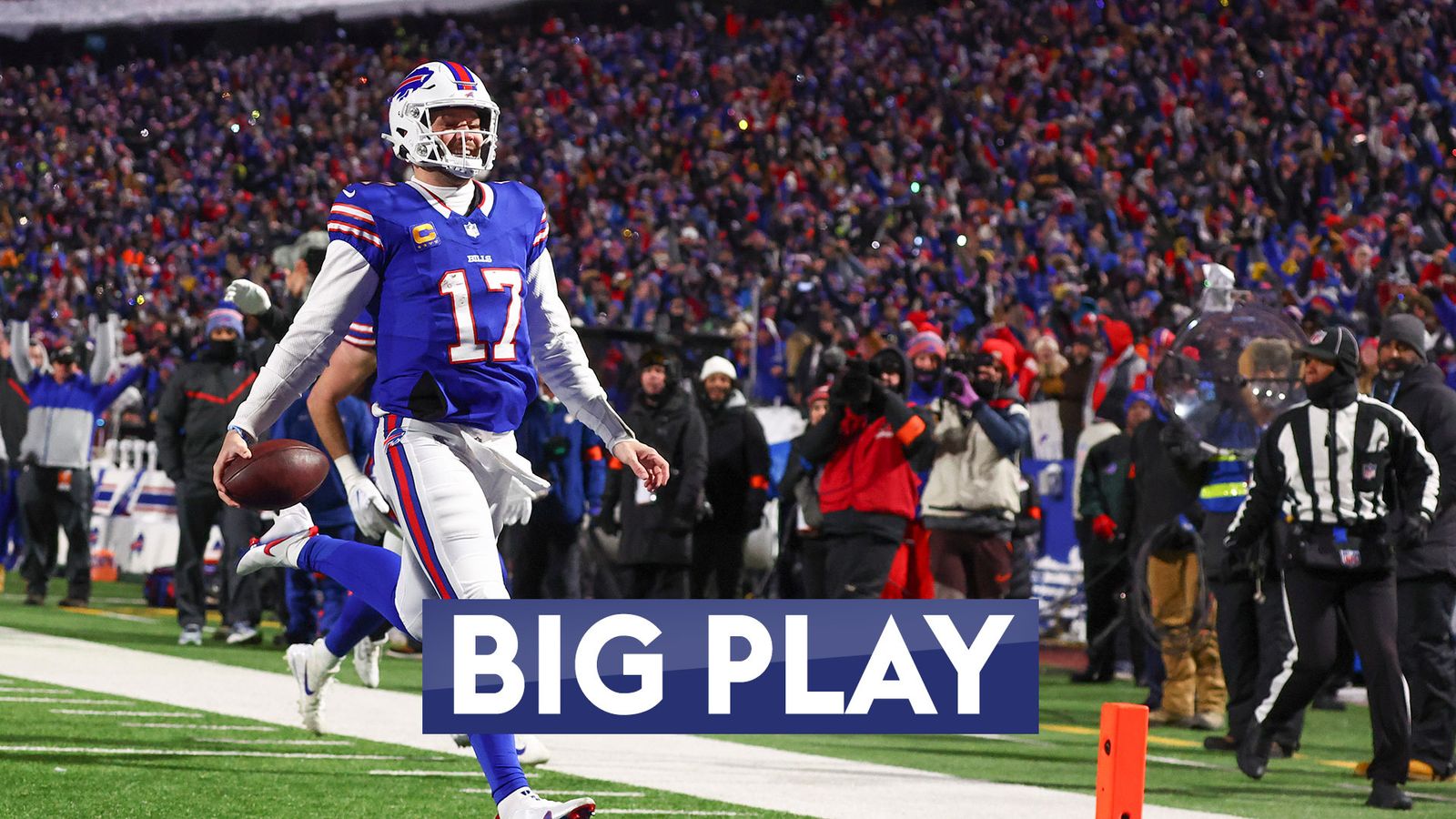Josh Allen shows off incredible speed for sensational 52-yard touchdown | NFL News | Sky Sports