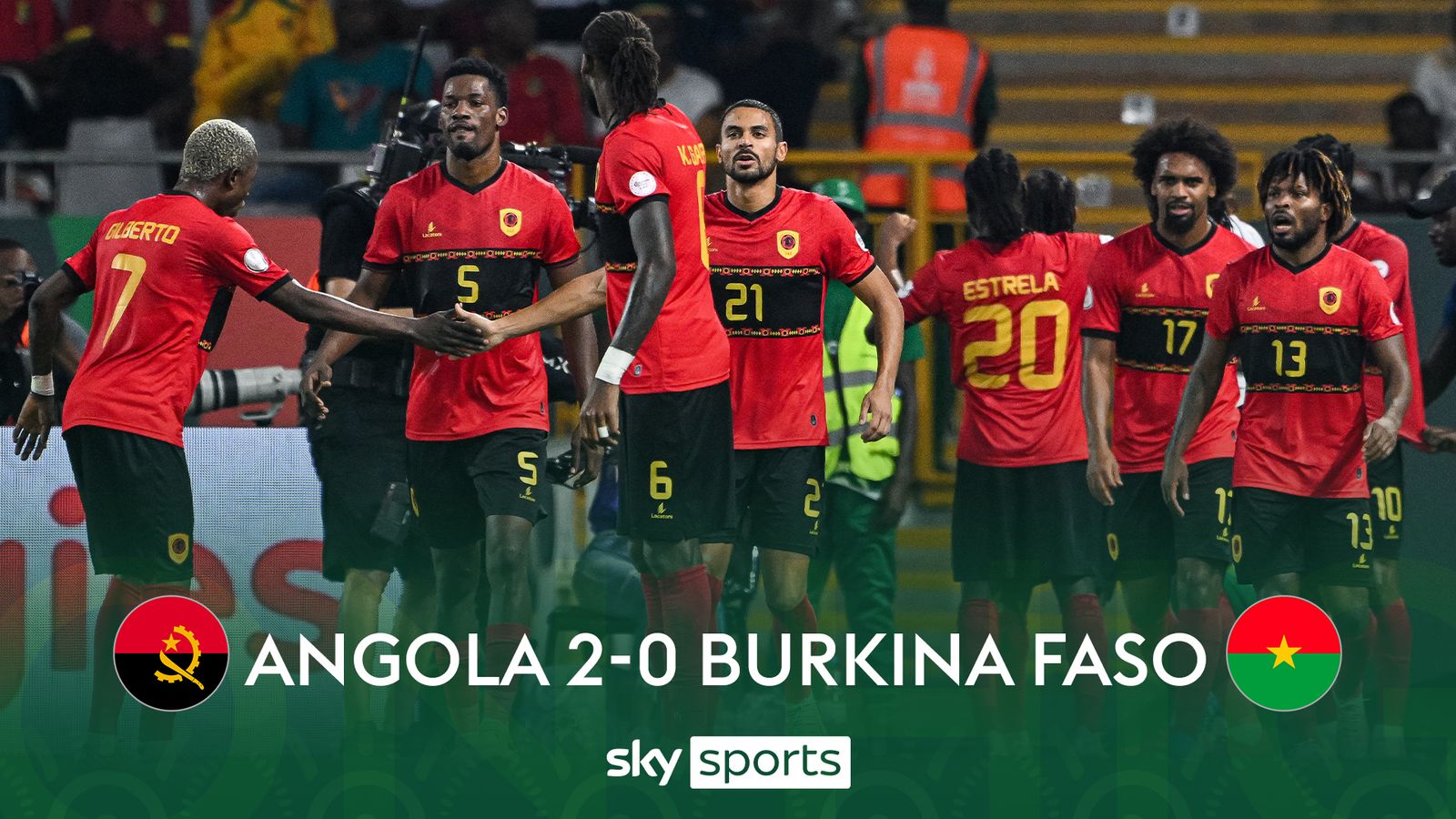 Angola 2-0 Burkina Faso | AFCON highlights | Football News | Sky Sports