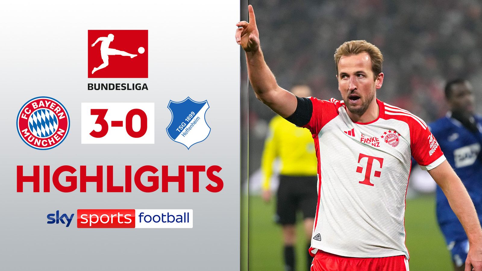 Bayern 3 - 0 Hoffenheim - Match Report & Highlights