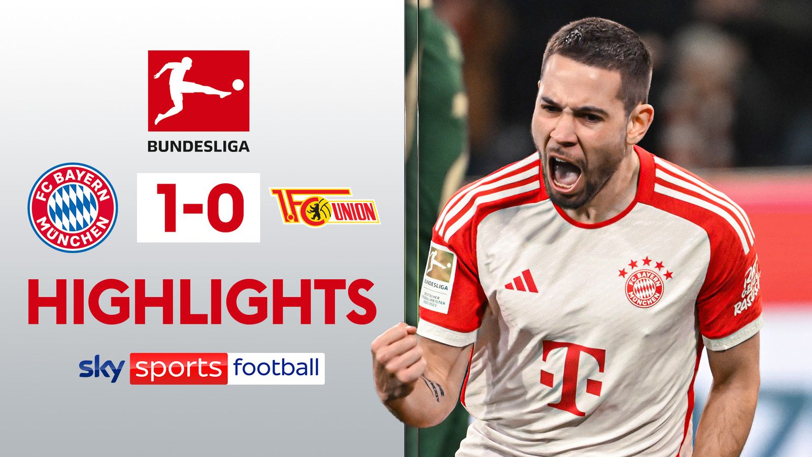 Bayern 1 - 0 1. FC Union Berlin - Match Report & Highlights