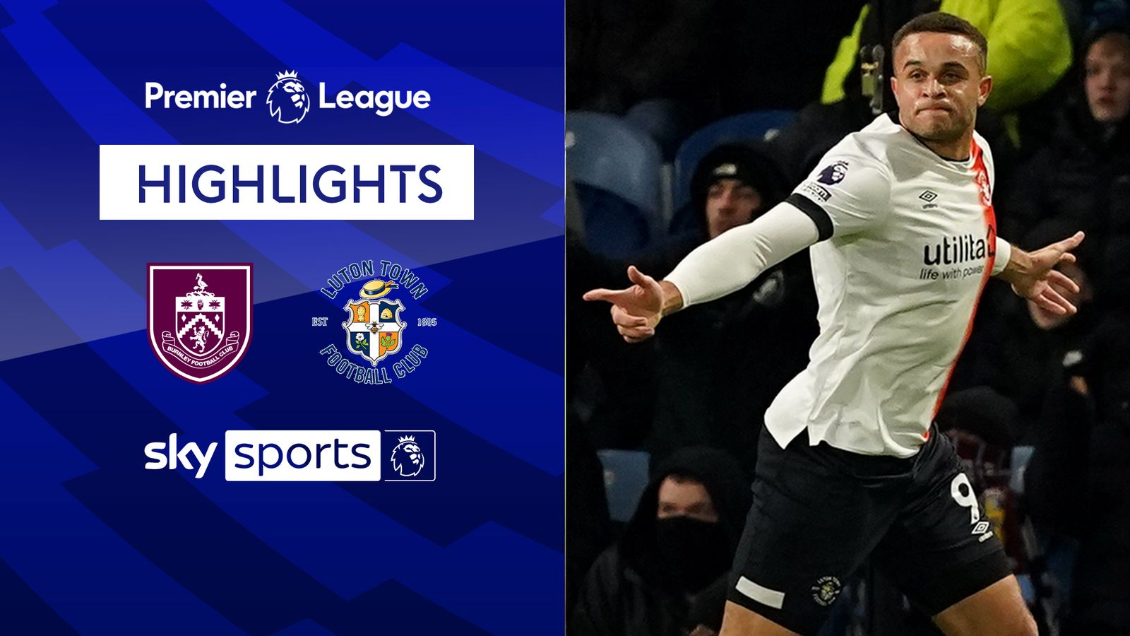 Burnley 1 - 1 Luton - Match Report & Highlights