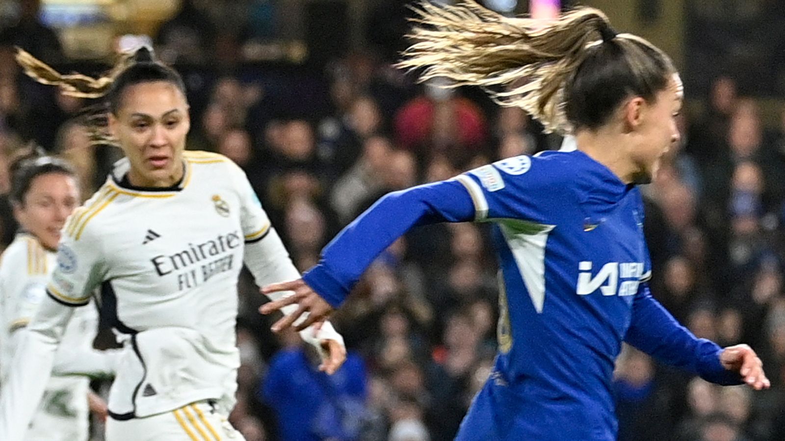 Chelsea 2-1 Real Madrid: Guro Reiten penalty and Mylene Chavas own goal ...