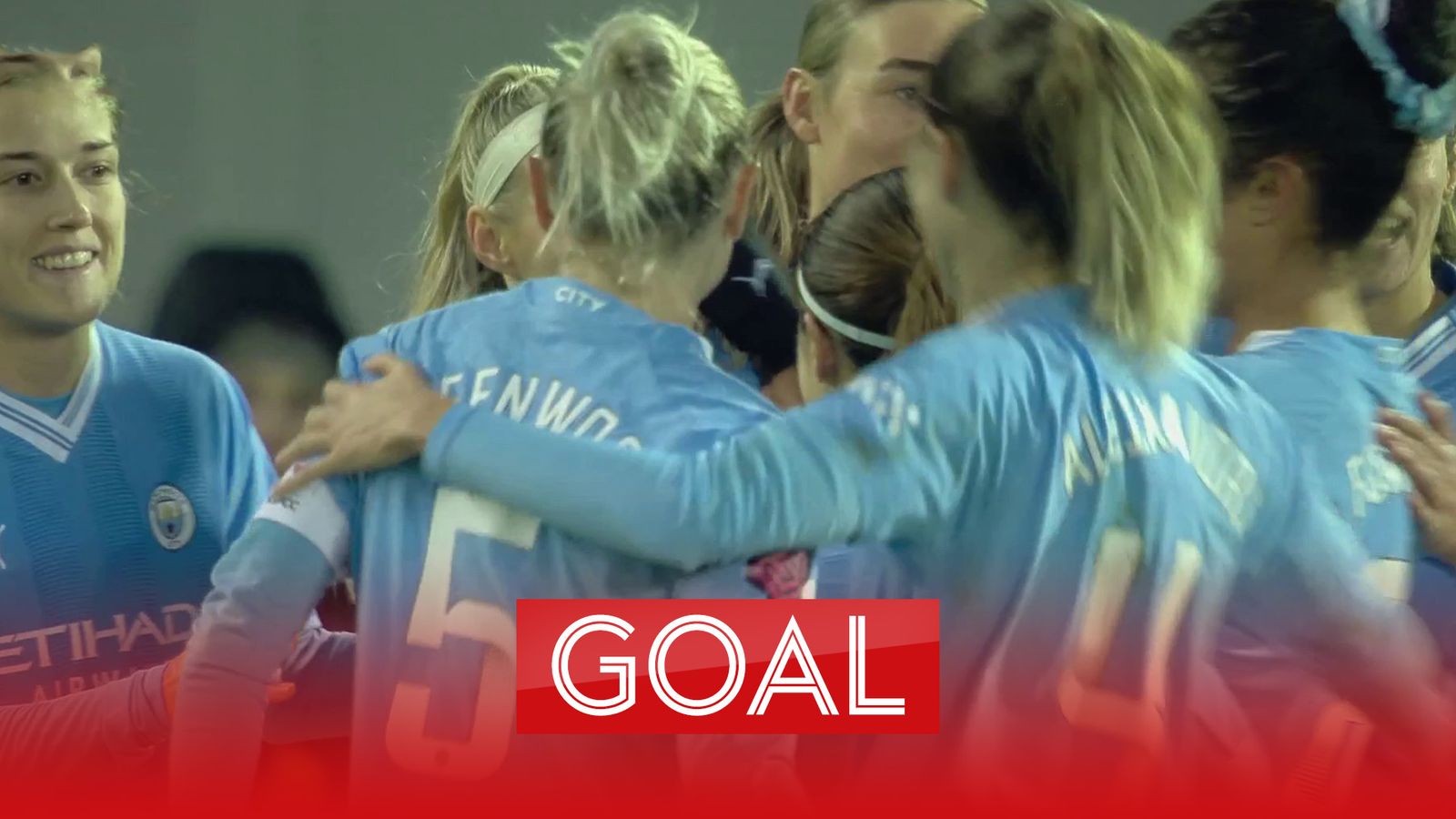 Chloe Kelly scores Manchester City's fifth from the penalty spot ...