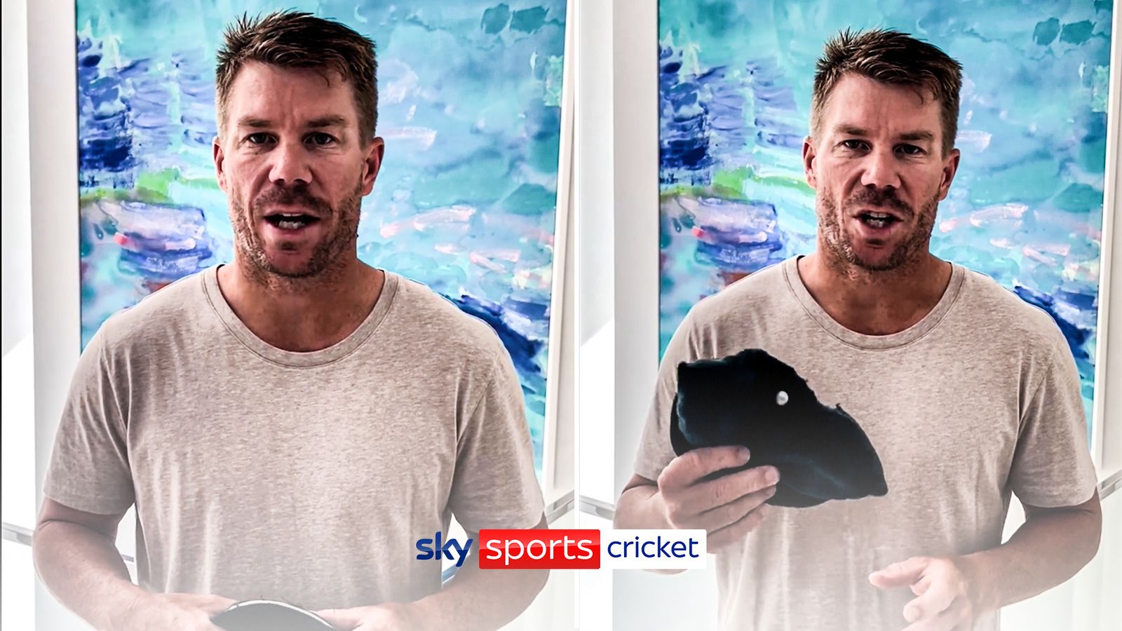 'I'm relieved' | David Warner reunited with stolen baggy green ...