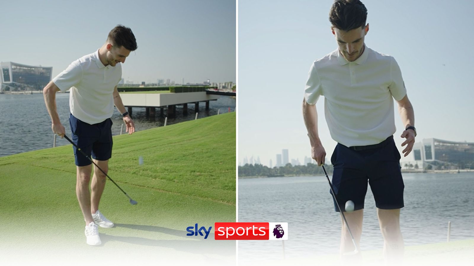 How many golf keepy-uppies can Declan Rice do? | Football News | Sky Sports