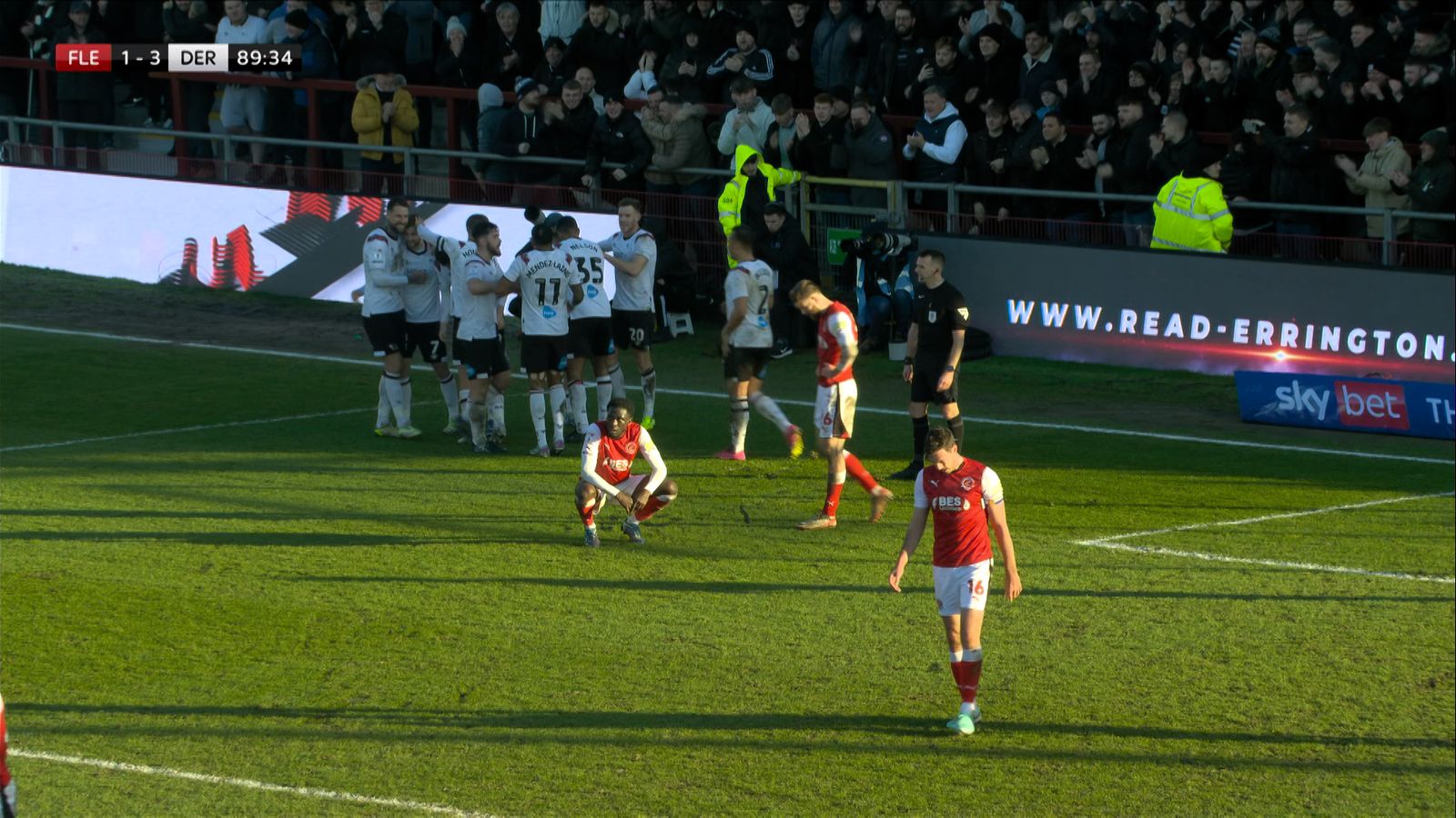 Fleetwood 1 - 3 Derby - Match Report & Highlights
