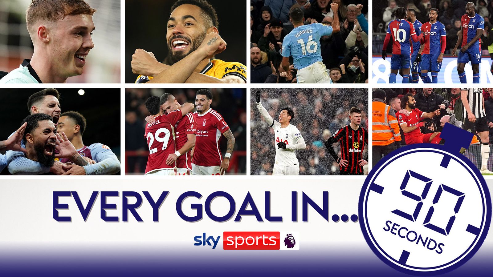 Watch every goal from the Premier League... in 90 seconds! | Football ...