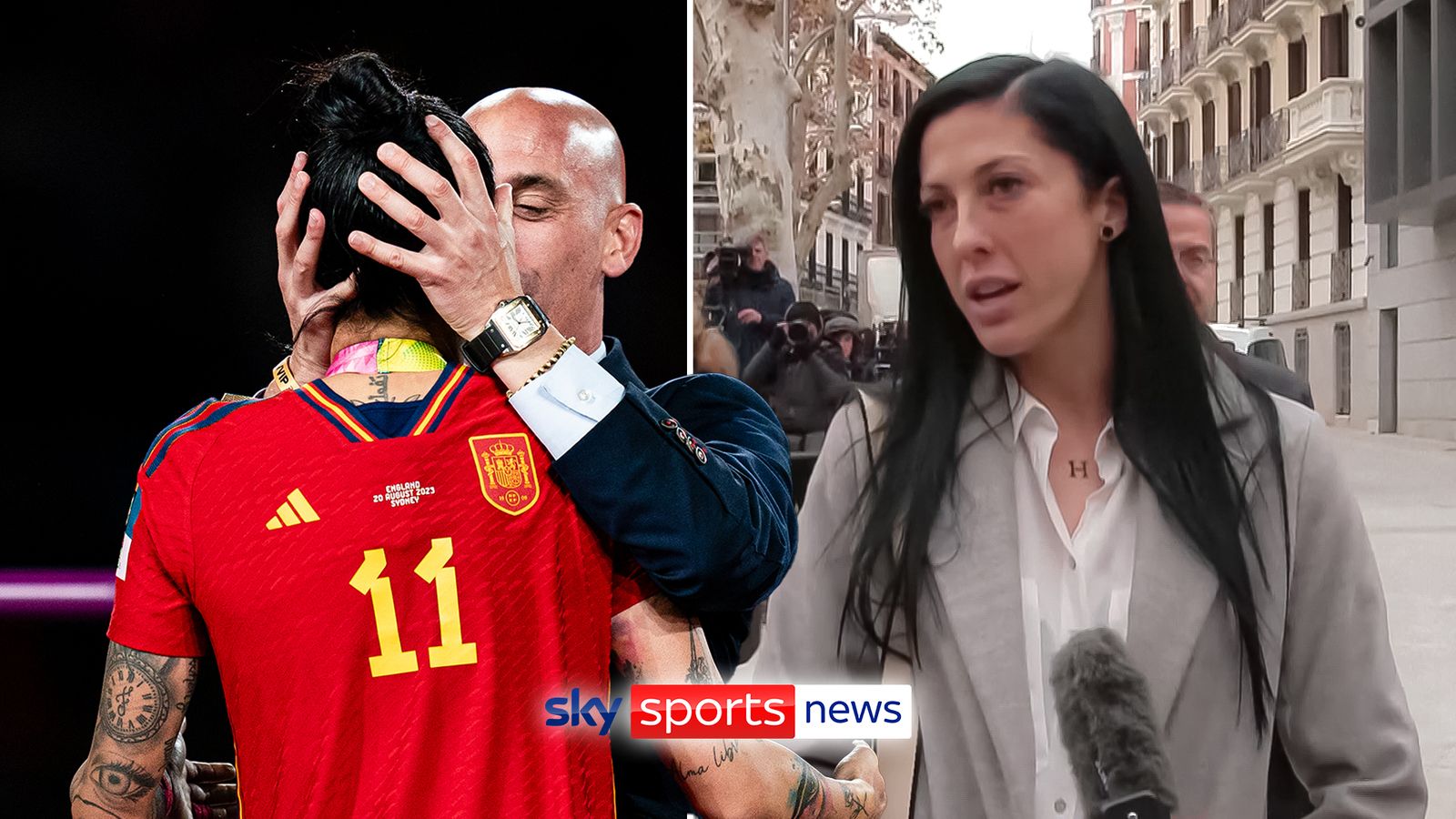 Spain forward Jenni Hermoso testifies in court over Luis Rubiales kiss ...