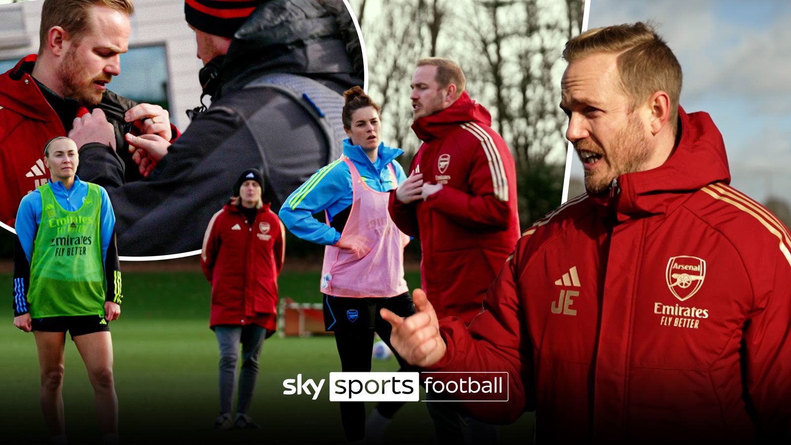 Jonas Eidevall mic'd up at Arsenal training! | Football News | Sky Sports