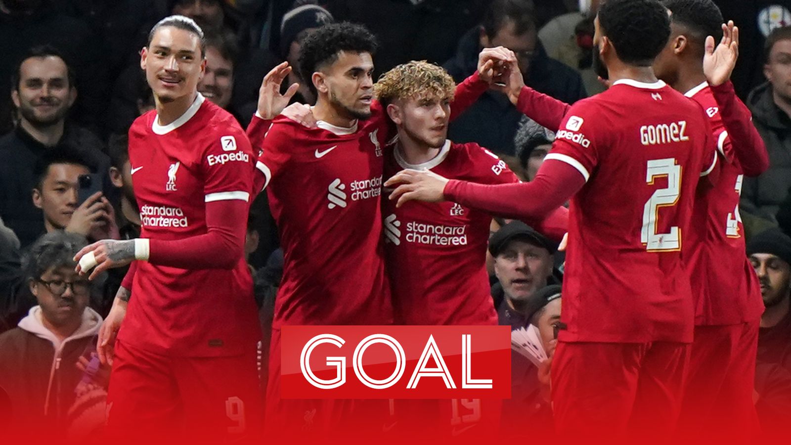 Liverpool take early lead through clinical Luis Diaz finish against ...