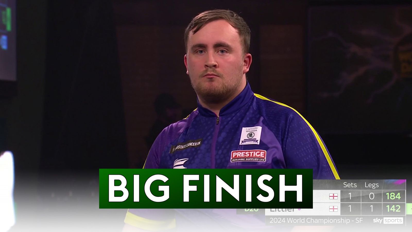 'He has his tail up!' | Luke Littler takes out 142 finish | Darts News ...