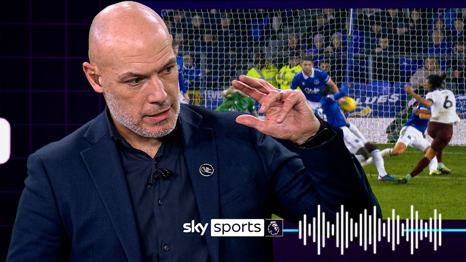 Match Officials Mic'd Up: Howard Webb reviews Martin Odegaard handball in Arsenal vs Liverpool ...