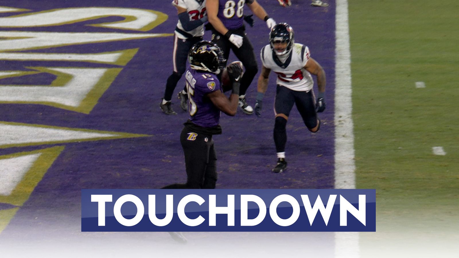 Nelson Agholor's first career play-off TD sees Baltimore Ravens take ...