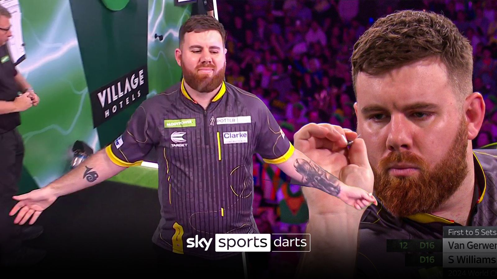 World Darts Championship: Michael van Gerwen suffers shock exit to Scott Williams in quarter ...