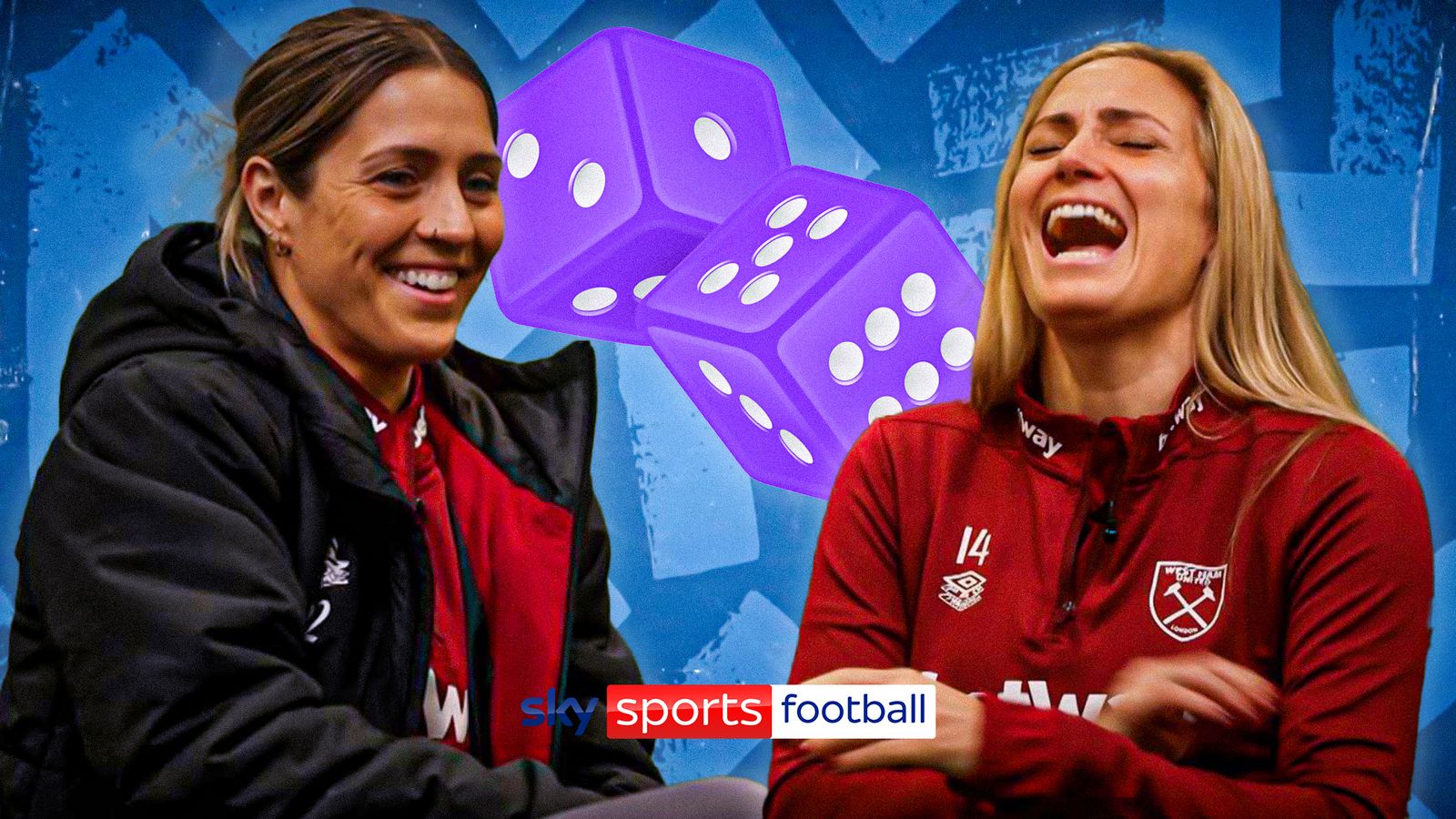 Shelina Zadorsky and Katrina Gorry play Roll the Dice! | Football News ...