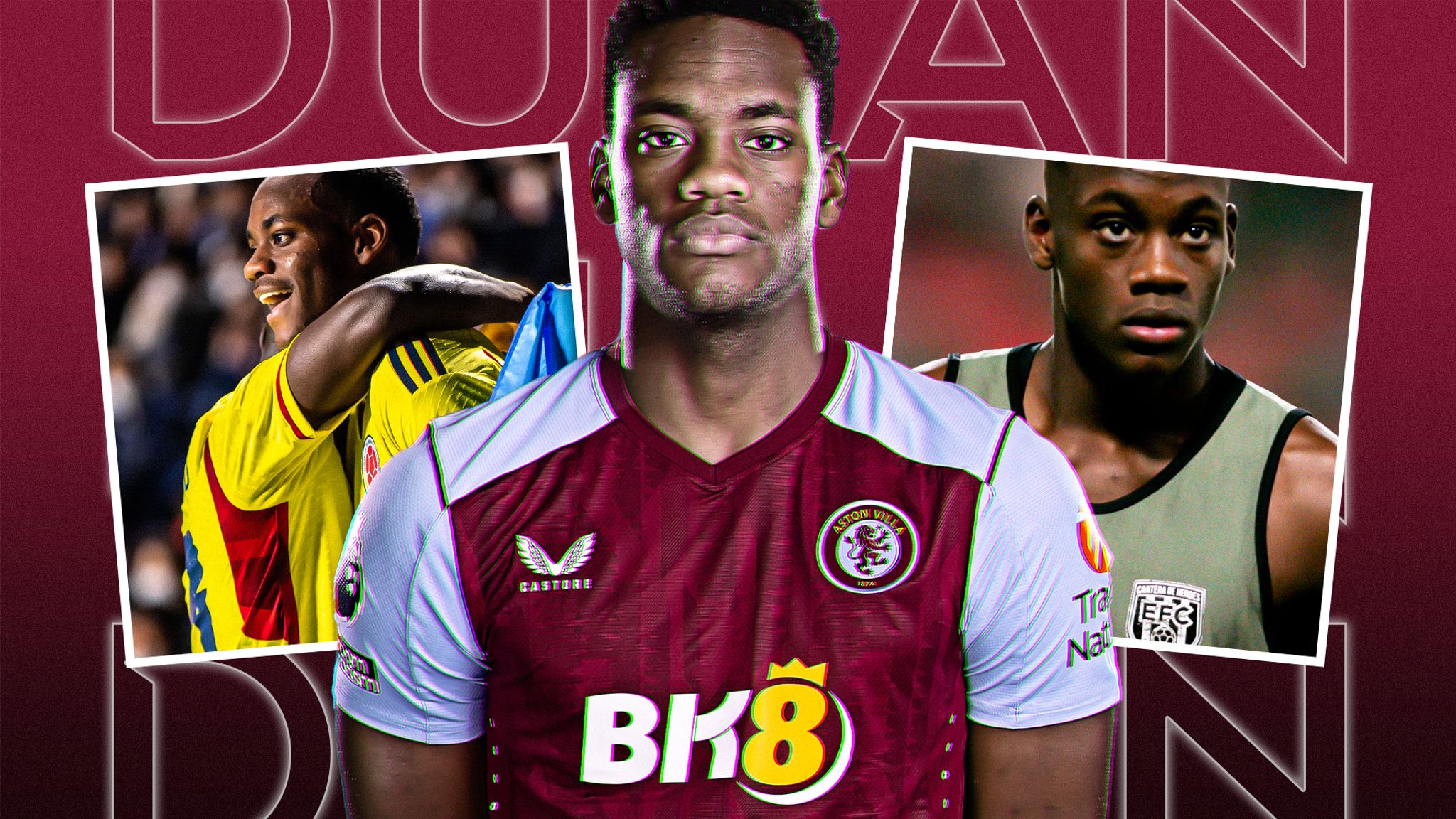 Jhon Duran: Aston Villa's in-demand striker modelled his game on Romelu ...