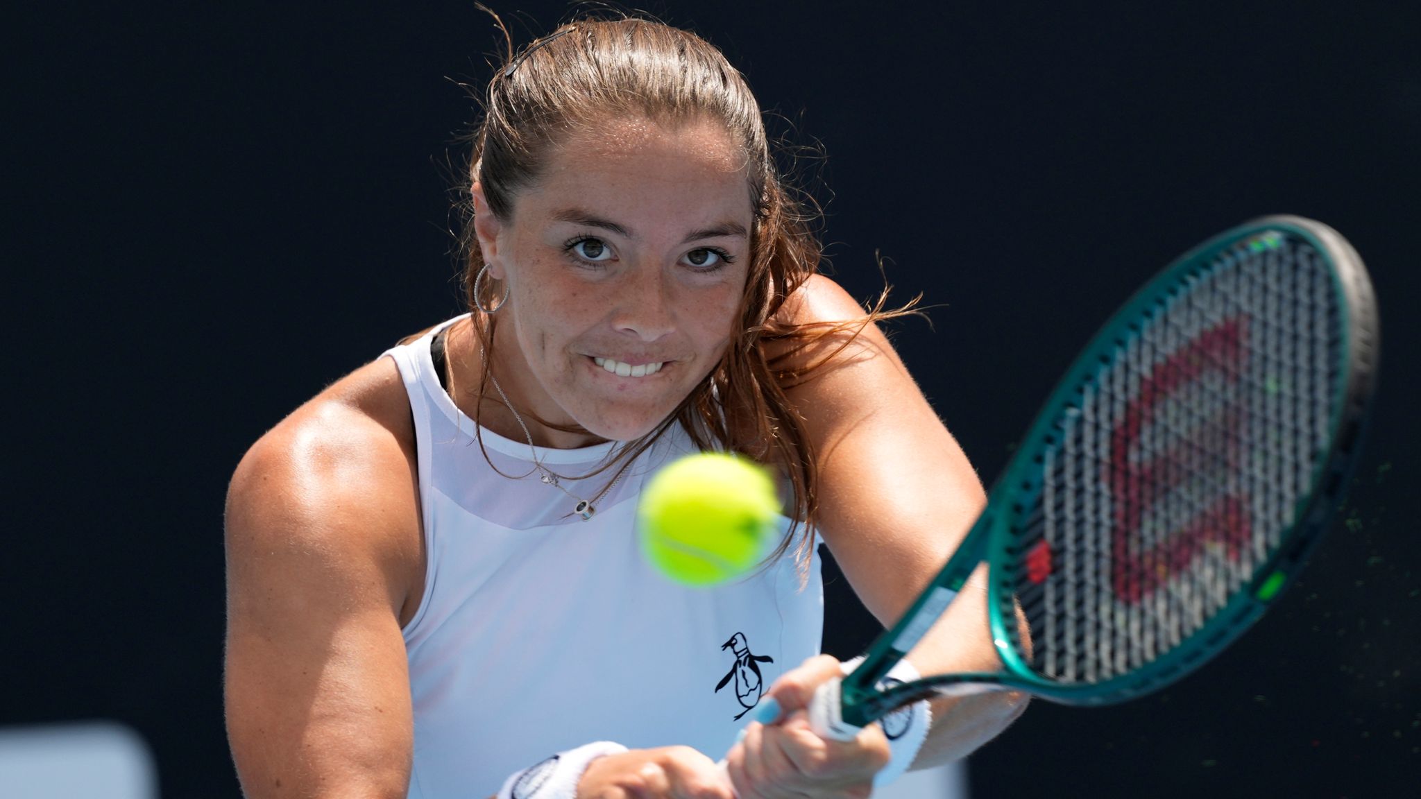 Jodie Burrage falls to top seed Jelena Ostapenko in WTA Linz quarter ...