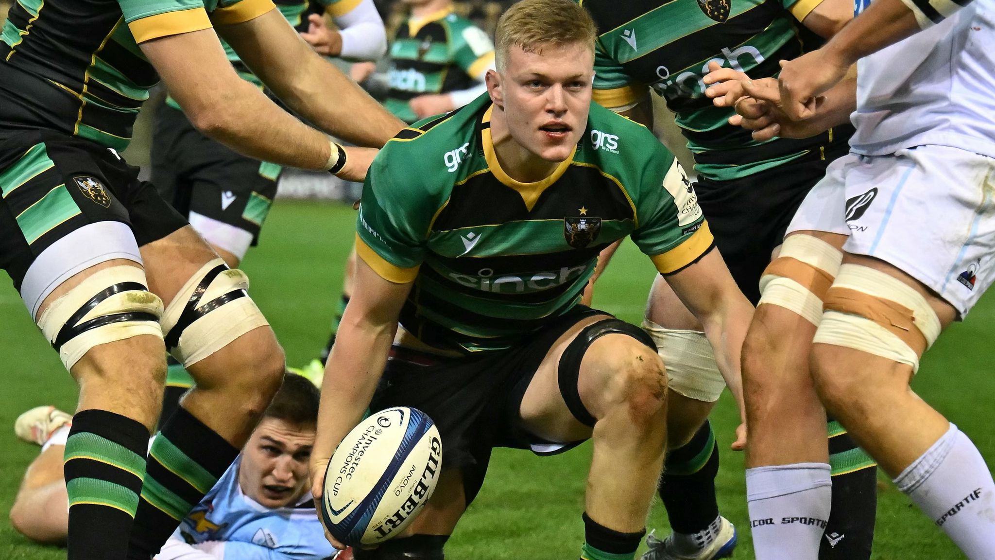 Champions Cup: Northampton Saints thrash Bayonne to reach last 16 with ...