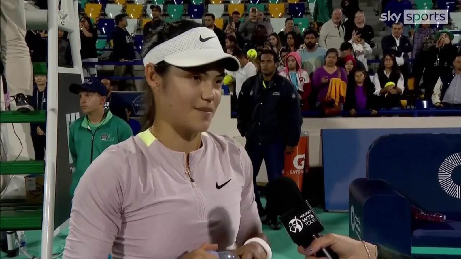 Abu Dhabi Open: Heather Watson joins Emma Raducanu in last-16 after win over Veronika ...