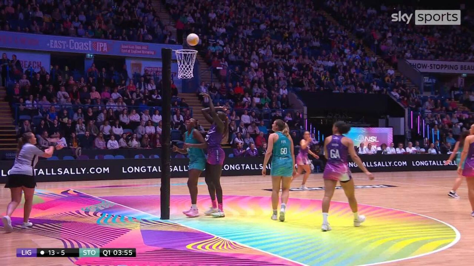 Loughborough Lightning 63-50 Surrey Storm | Netball Super League ...